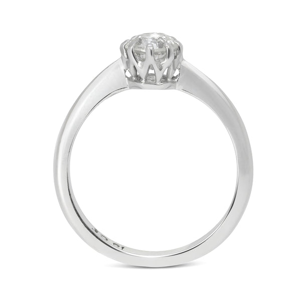 Jemima Antique Diamond Solitaire Ring – Vintage Ring Co
